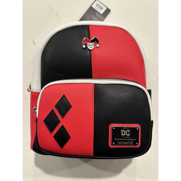 Loungefly | Bags | Loungefly Dc Comics Harley Quinn Harlequin Mini ...